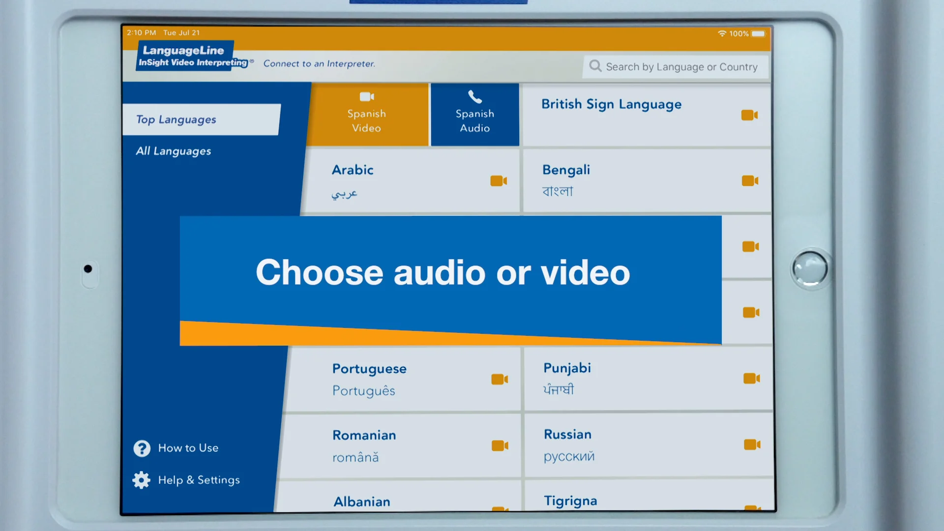 LanguageLine_App-ConnectToInterpreters_UK on Vimeo