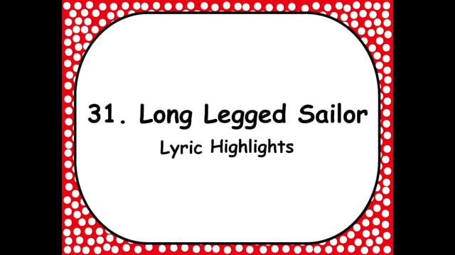 Long-Legged Sailor | MusicplayOnline
