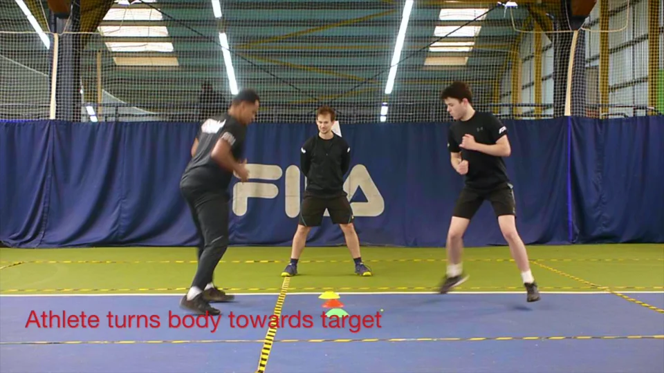 Partner Reaction Fast Feet Drill on Vimeo