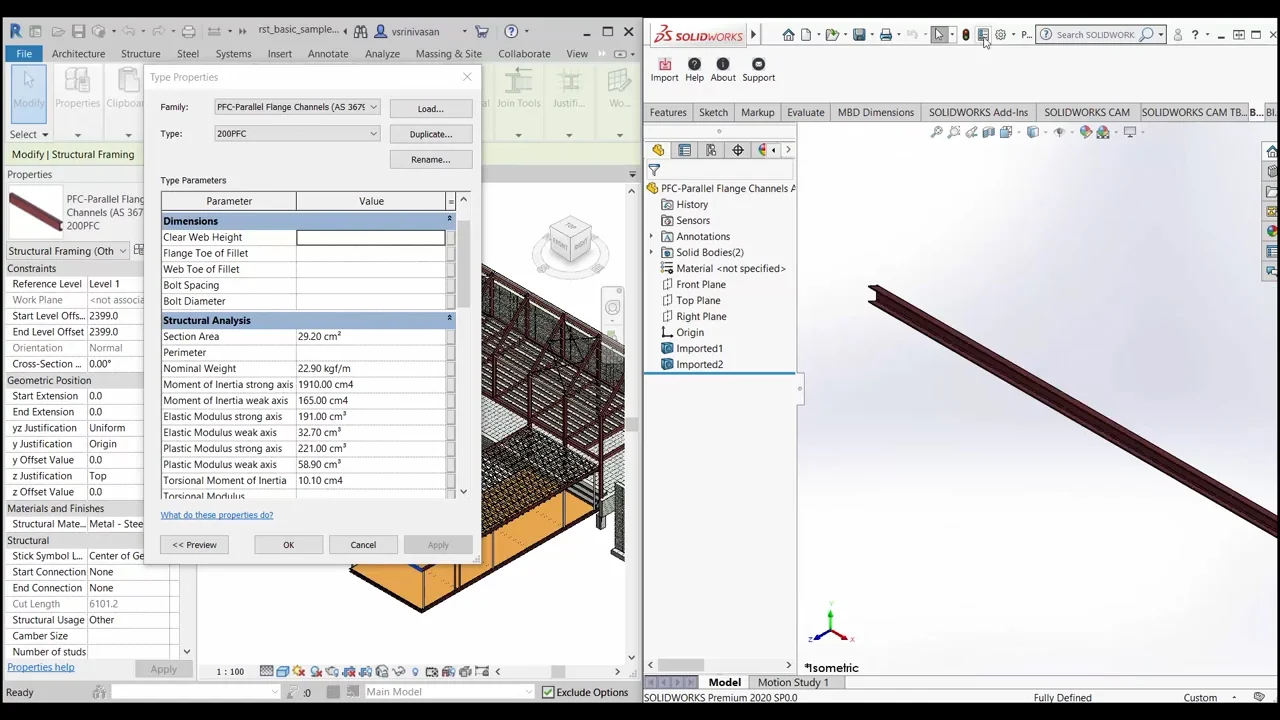 How to export Revit model to SolidWorks Exporter Revit to SolidWorks ...