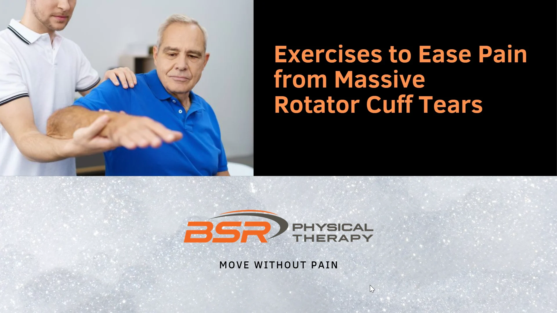 Exercise for Massive Rotator Cuff Tears on Vimeo