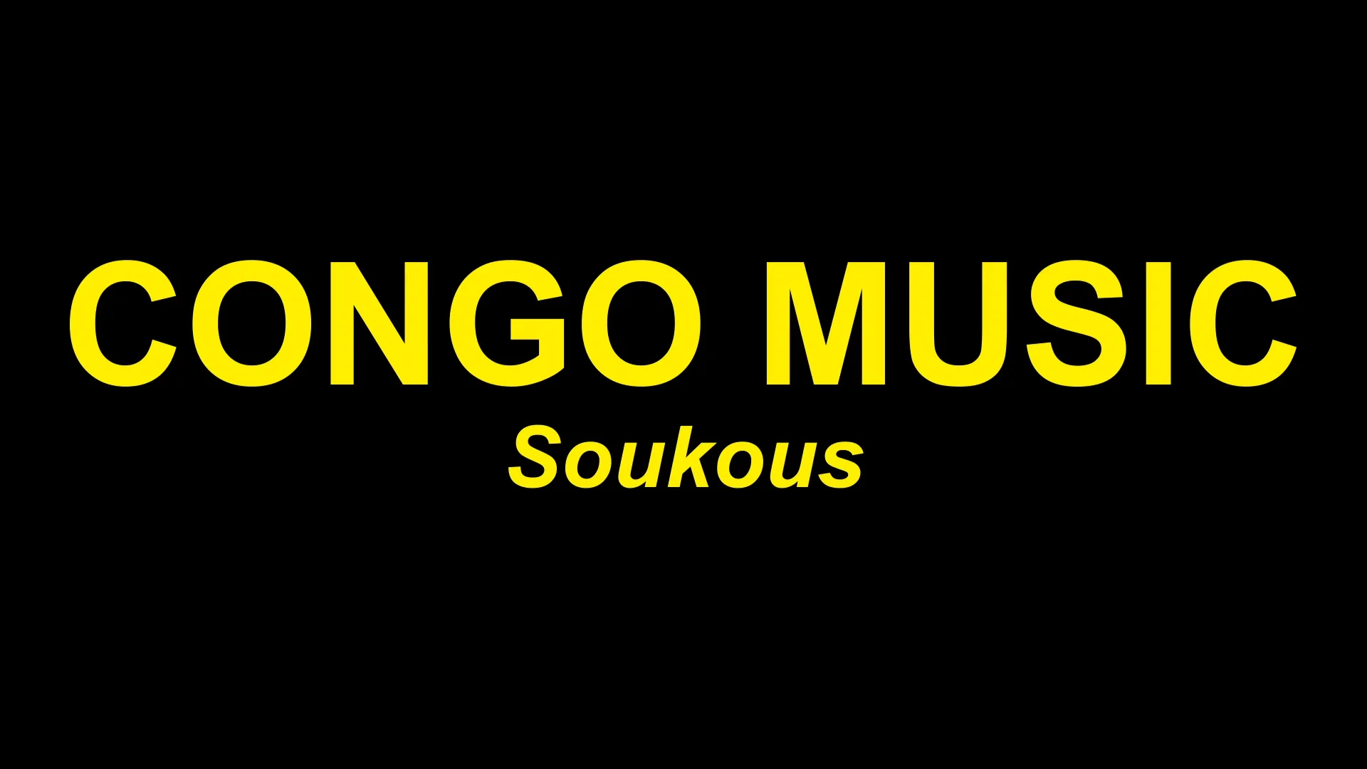 Congo Music: Soukous on Vimeo