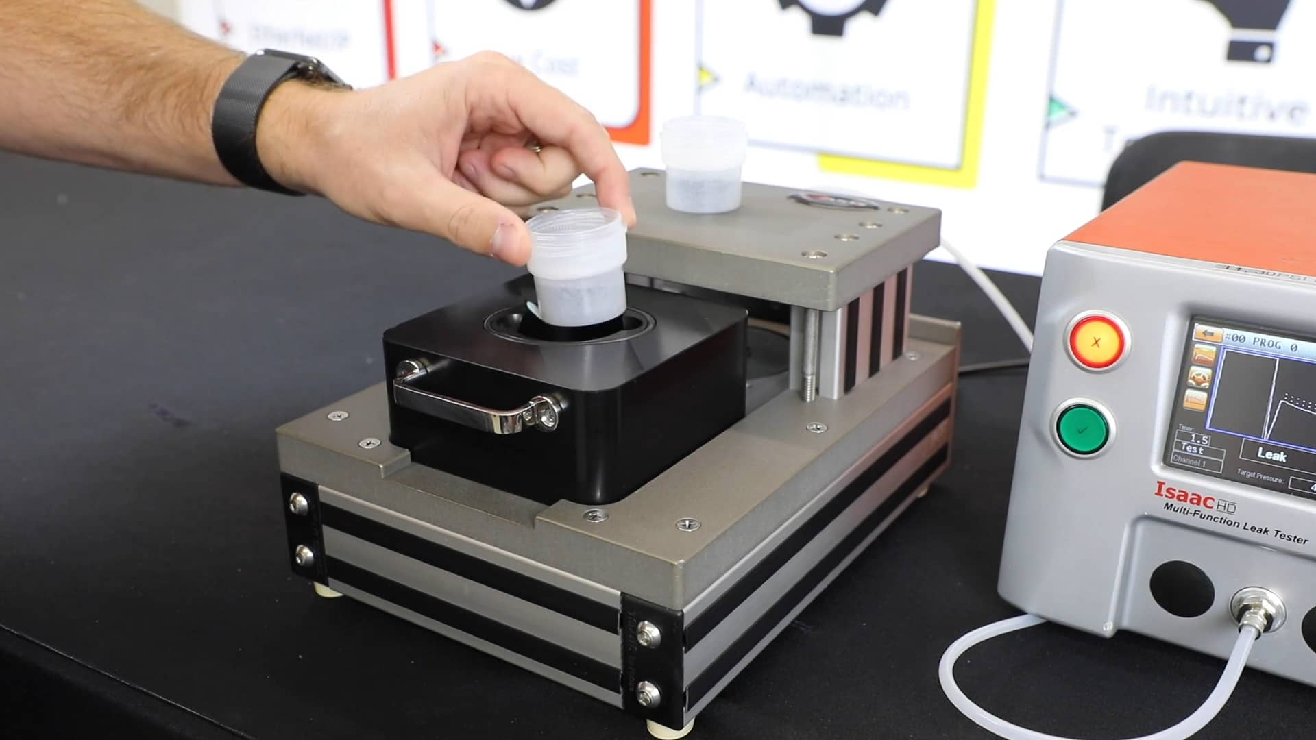 Metered Volume Fill Pressure Decay Test on Vimeo