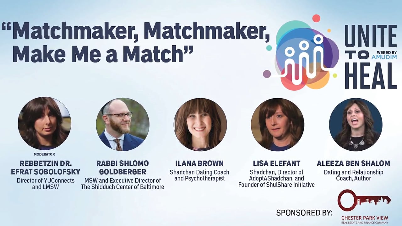 Amudim Presents Matchmaker, Matchmaker, Make Me A Match on Vimeo