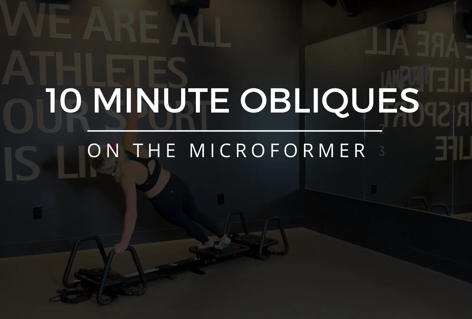 10 Minute Microformer Obliques with Zoë on Vimeo