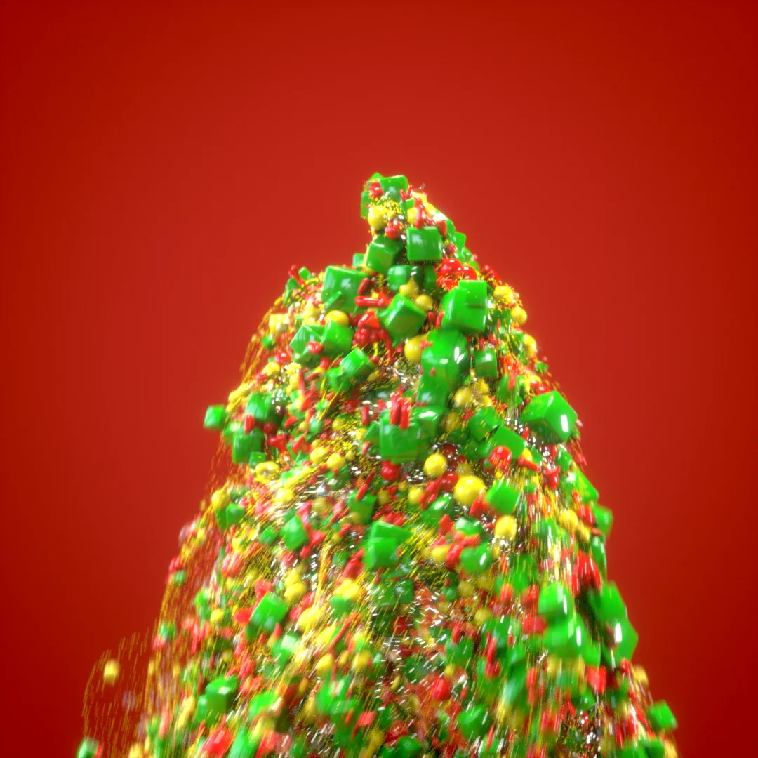 Christmas | Houdini Particles R&D