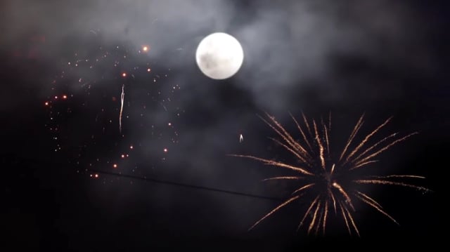 Fireworks Celebration Moon Free Stock Video - Pixabay