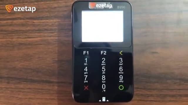 PAX D200 Ezetap POS terminal for NFC Payments on Vimeo