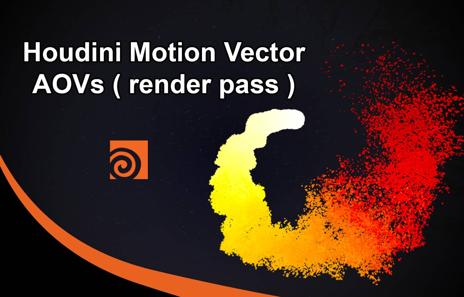 Houdini Motion Vector AOVs ( render pass ) Pyro Shader on Vimeo