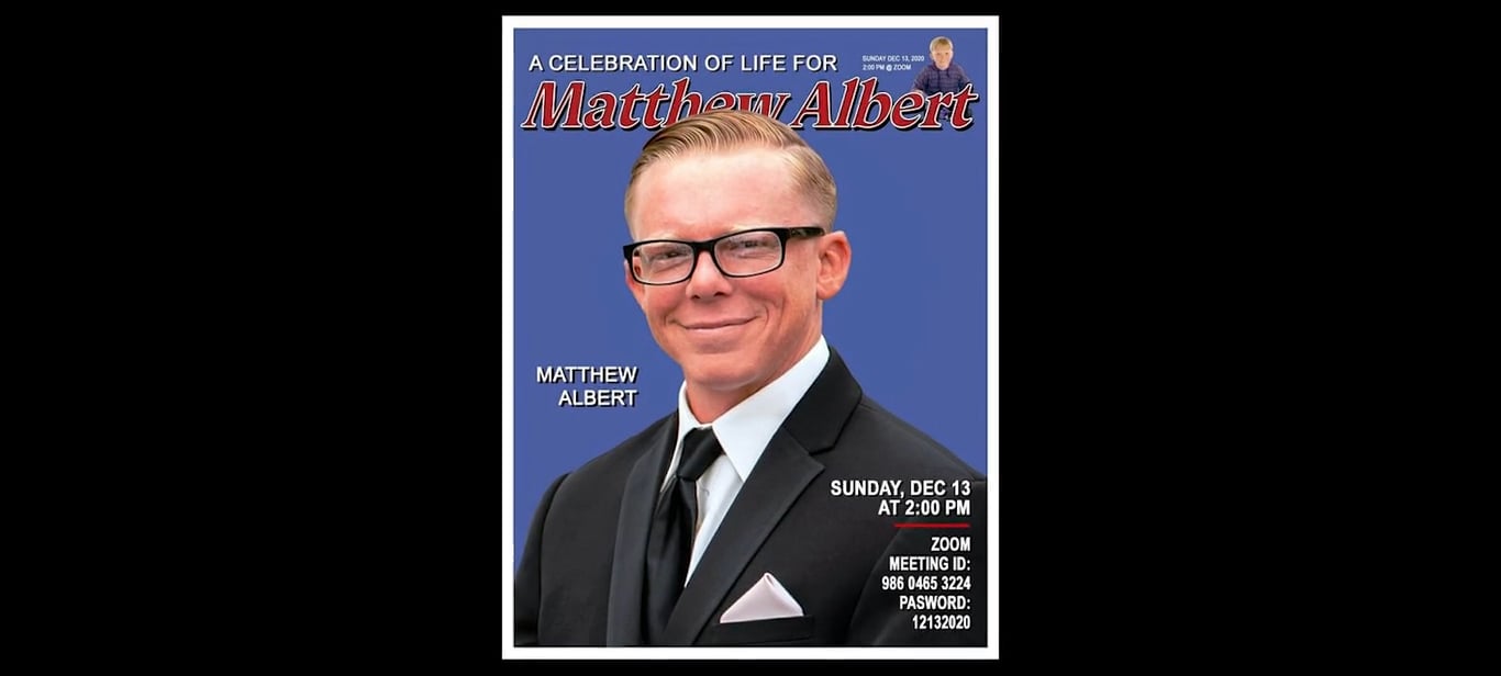Matthew Albert Memorial on Vimeo