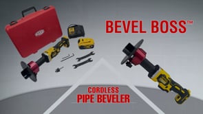 Bevel Boss® Cordless Pipe Bevelers | Reed Manufacturing