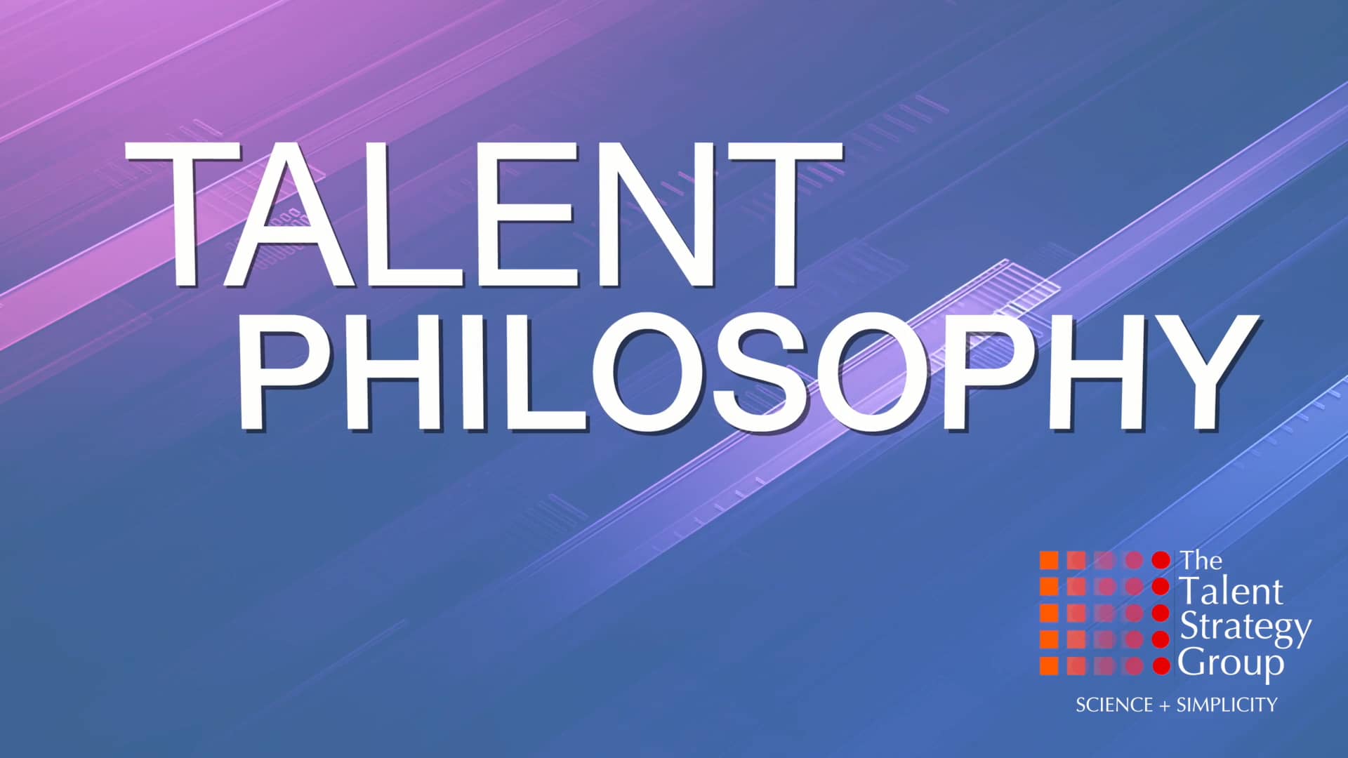 About Talent Philosophy on Vimeo