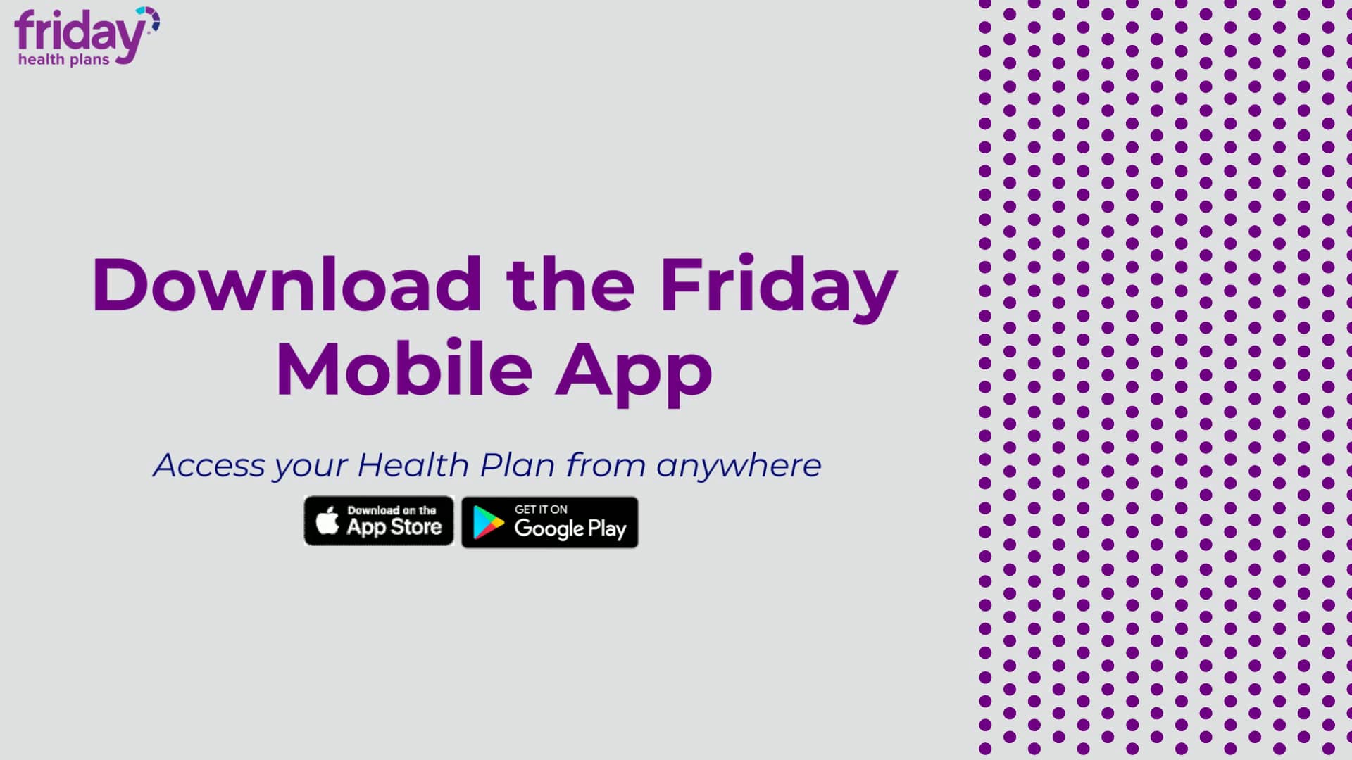 Friday Health Plans Mobile App on Vimeo