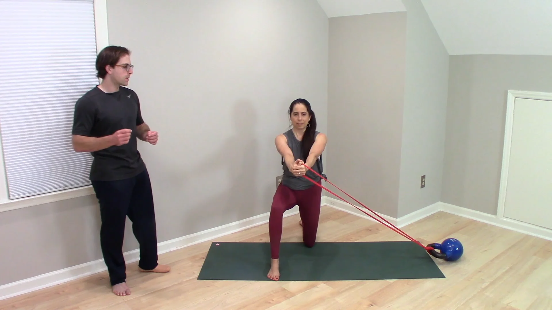 Low Lunge Pallof Press (Band) [SFY]