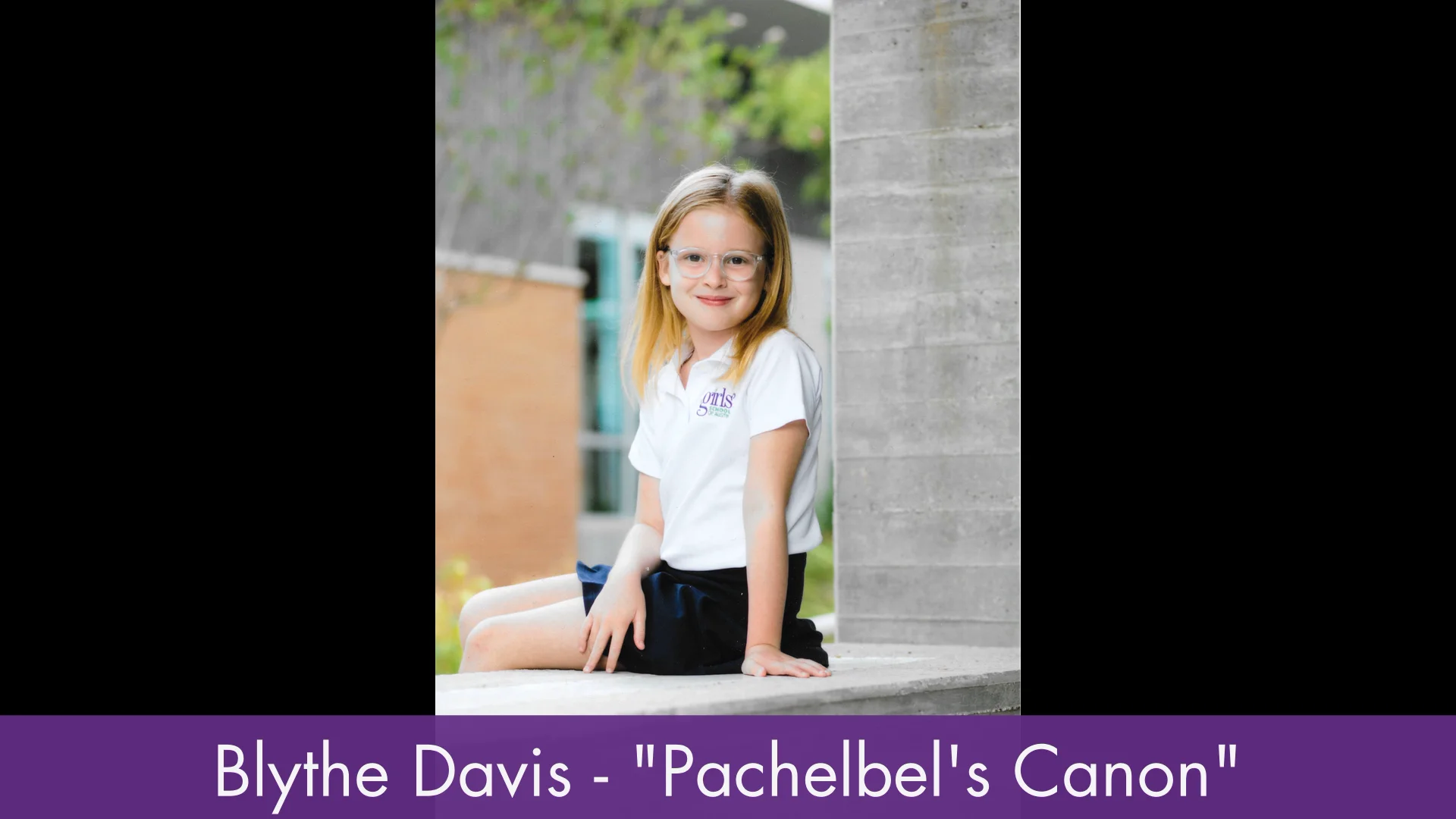 Blythe Davis (4th) - Pachelbel's Canon on Vimeo