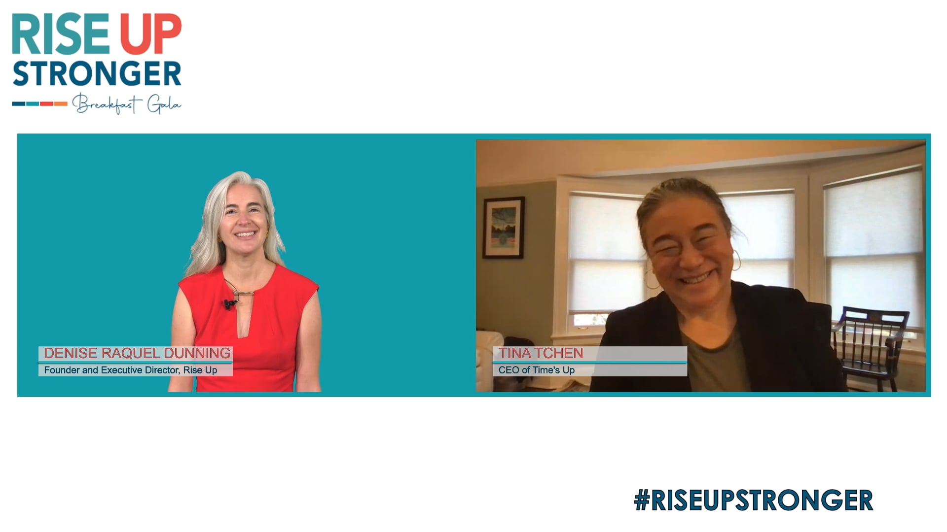 Denise Dunning Interview with Tina Tchen - 2020 Rise Up Breakfast Gala ...