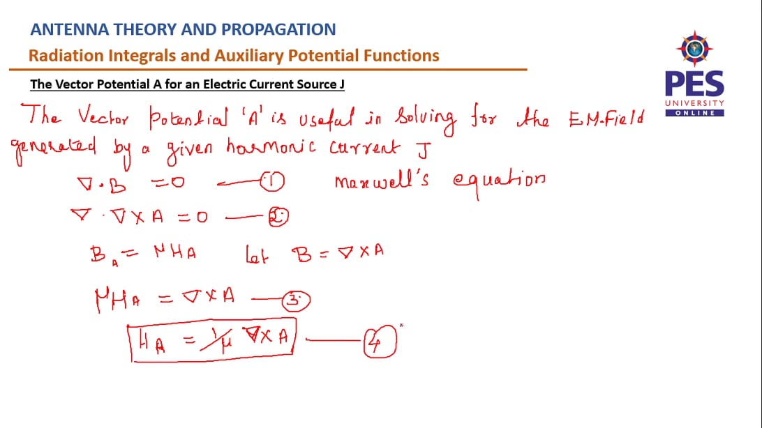 Radiation Integrals and Auxiliary Potential Functions, The Vector ...