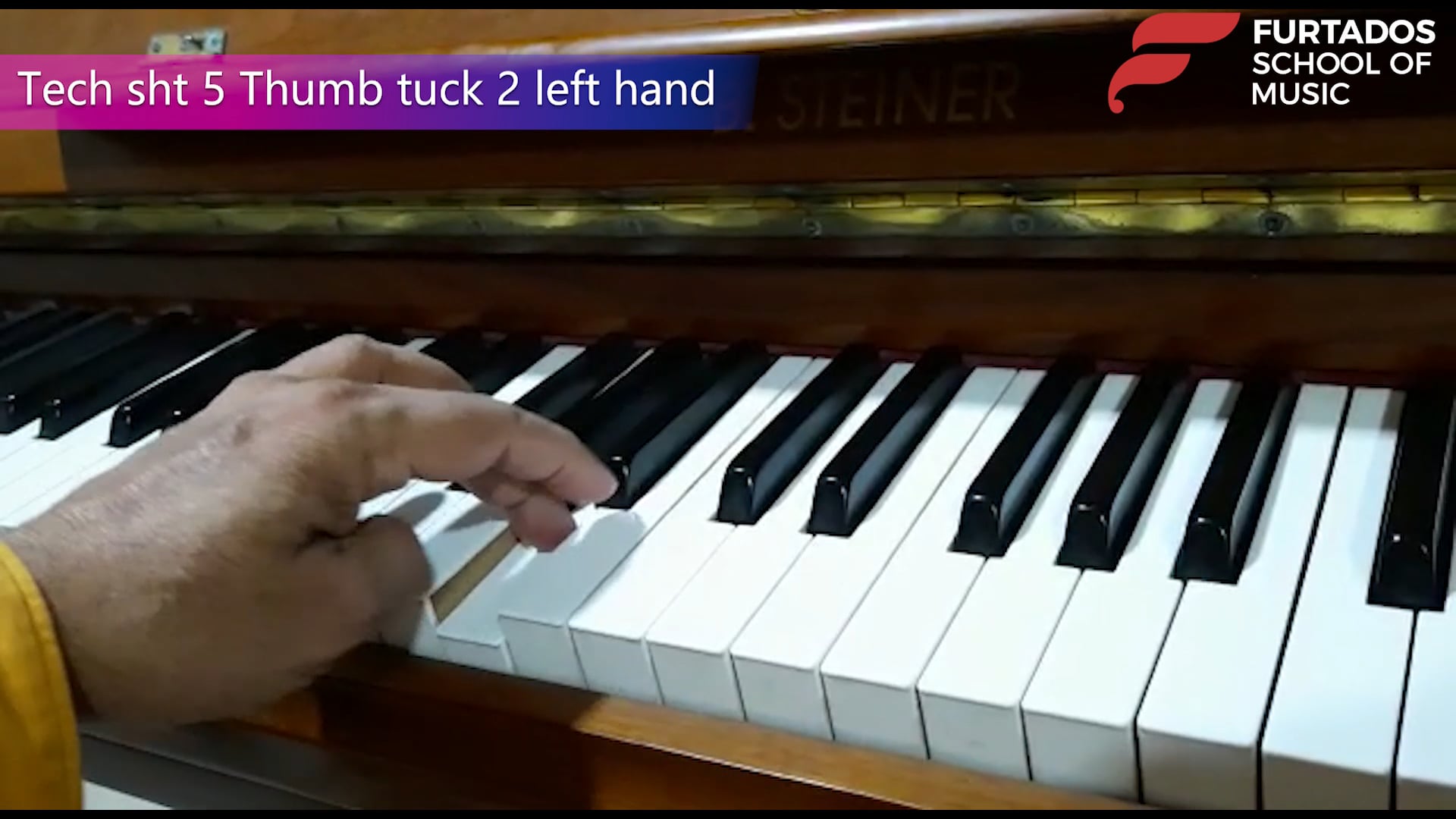 Technique Sheet 5 - Thumb Tuck 2, Left Hand on Vimeo