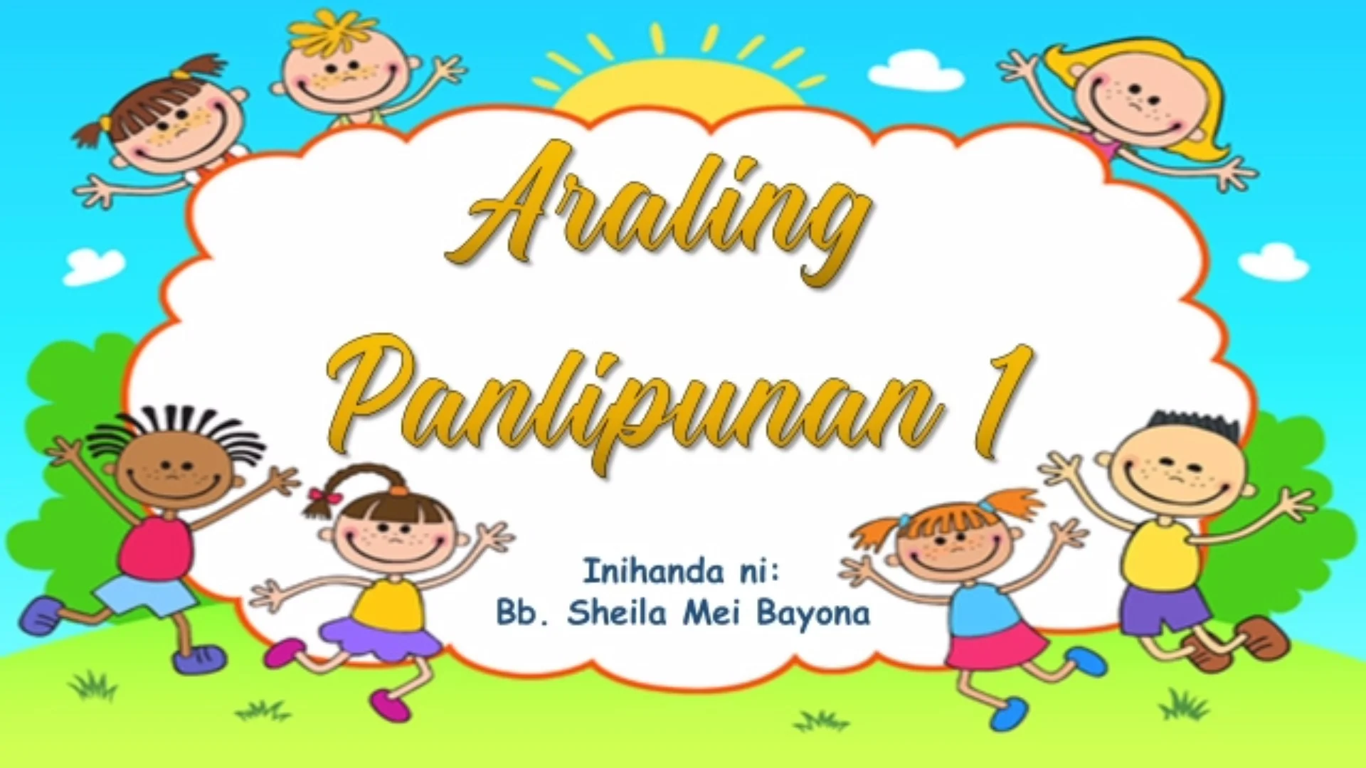 Araling Panlipunan Clip Art