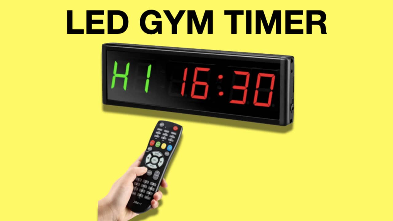Seesii CrossFit Home Gym Timer Review (Intervals, Tabata, EMOM, AMRAP ...