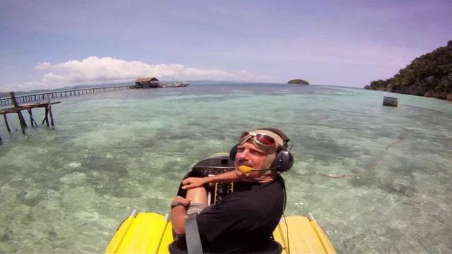 Raja Ampat Aerial Photography Time Lapse with Tim Laman and Max Ammer.