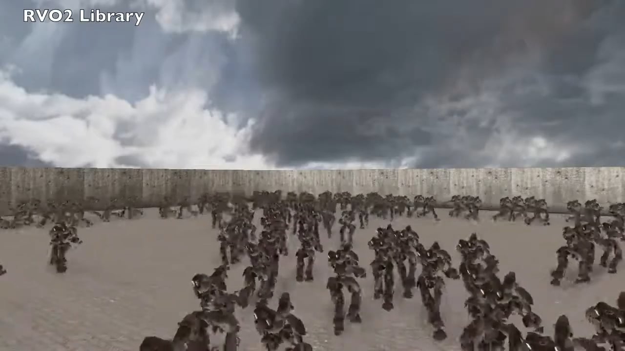 RVO2 Library Integration with Unreal Development Kit - RVO2 Library on Vimeo