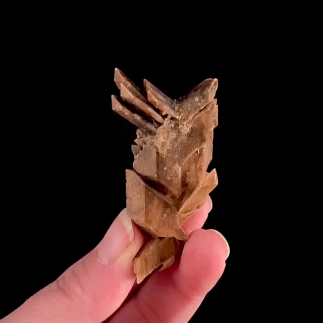 Gypsum (fishtail twins) with sand inclusions | Great Salt Plains, Jet ...