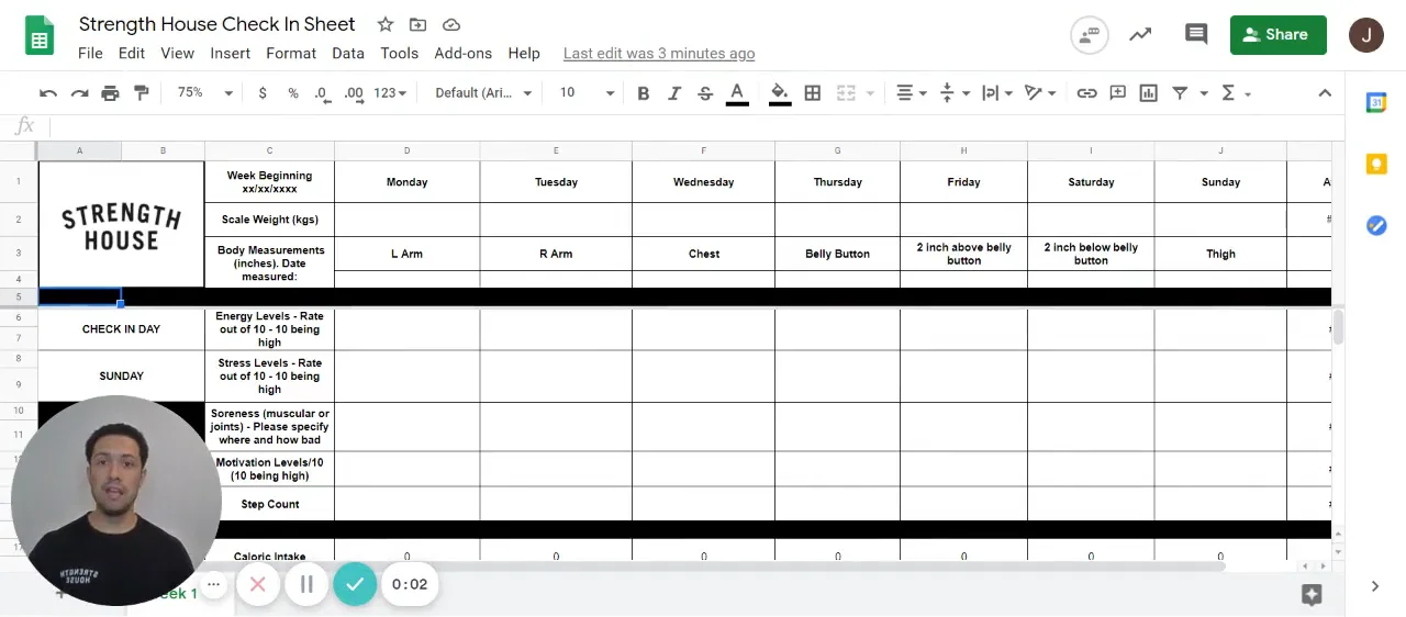Online Coaching - Check In Sheet Walkthrough on Vimeo