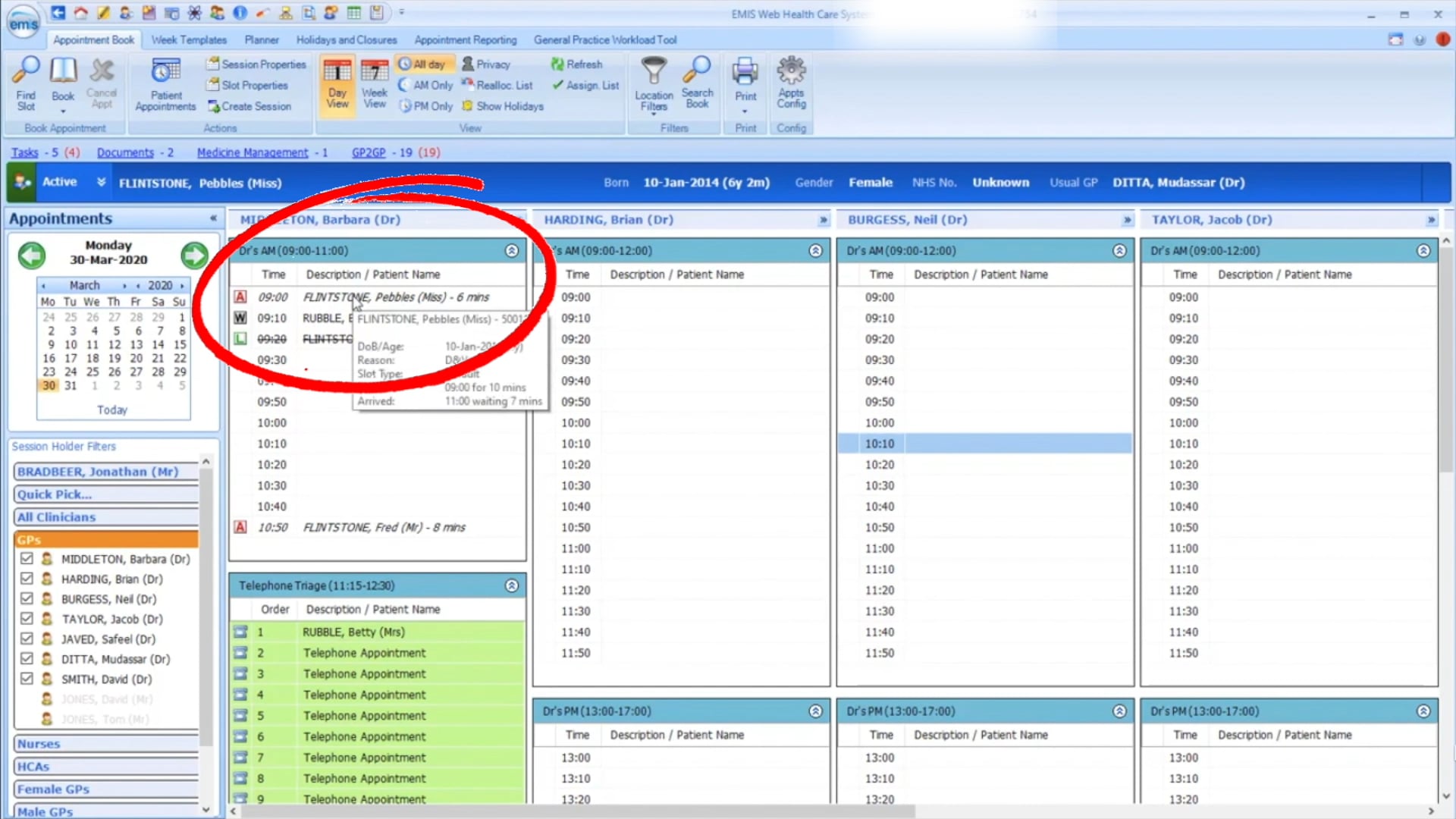 EMIS Training - ABv02 (Clinician) on Vimeo