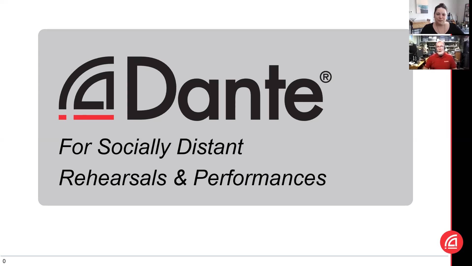 Dante for Socially Distant Rehearsals and Performances on Vimeo
