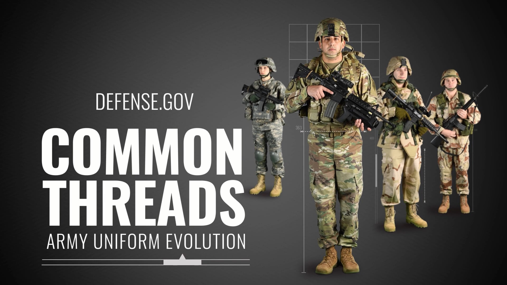 Common Threads Army Teaser Video on Vimeo