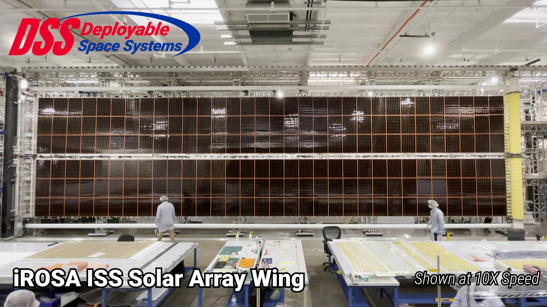 iROSA ISS Solar Array Ground Deployment