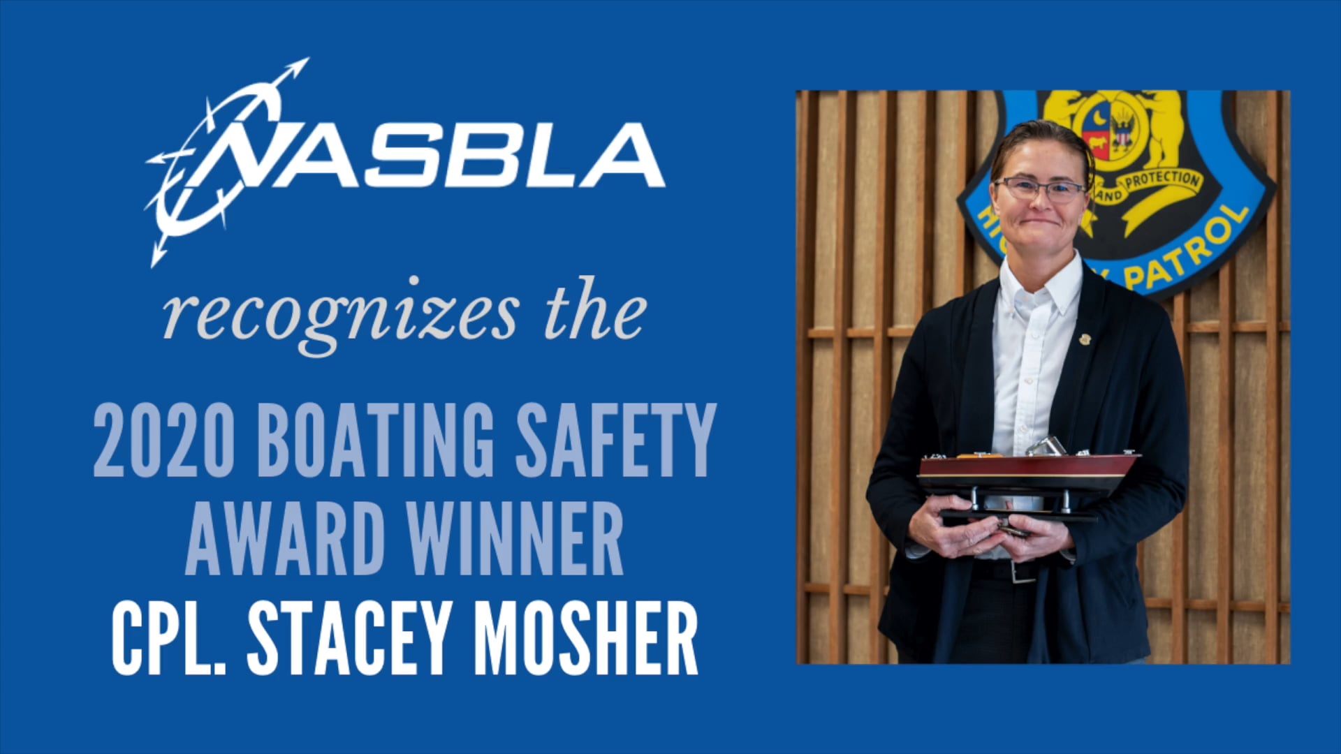 NASBLA recognizes the 2020 Boating Safety Award winner on Vimeo