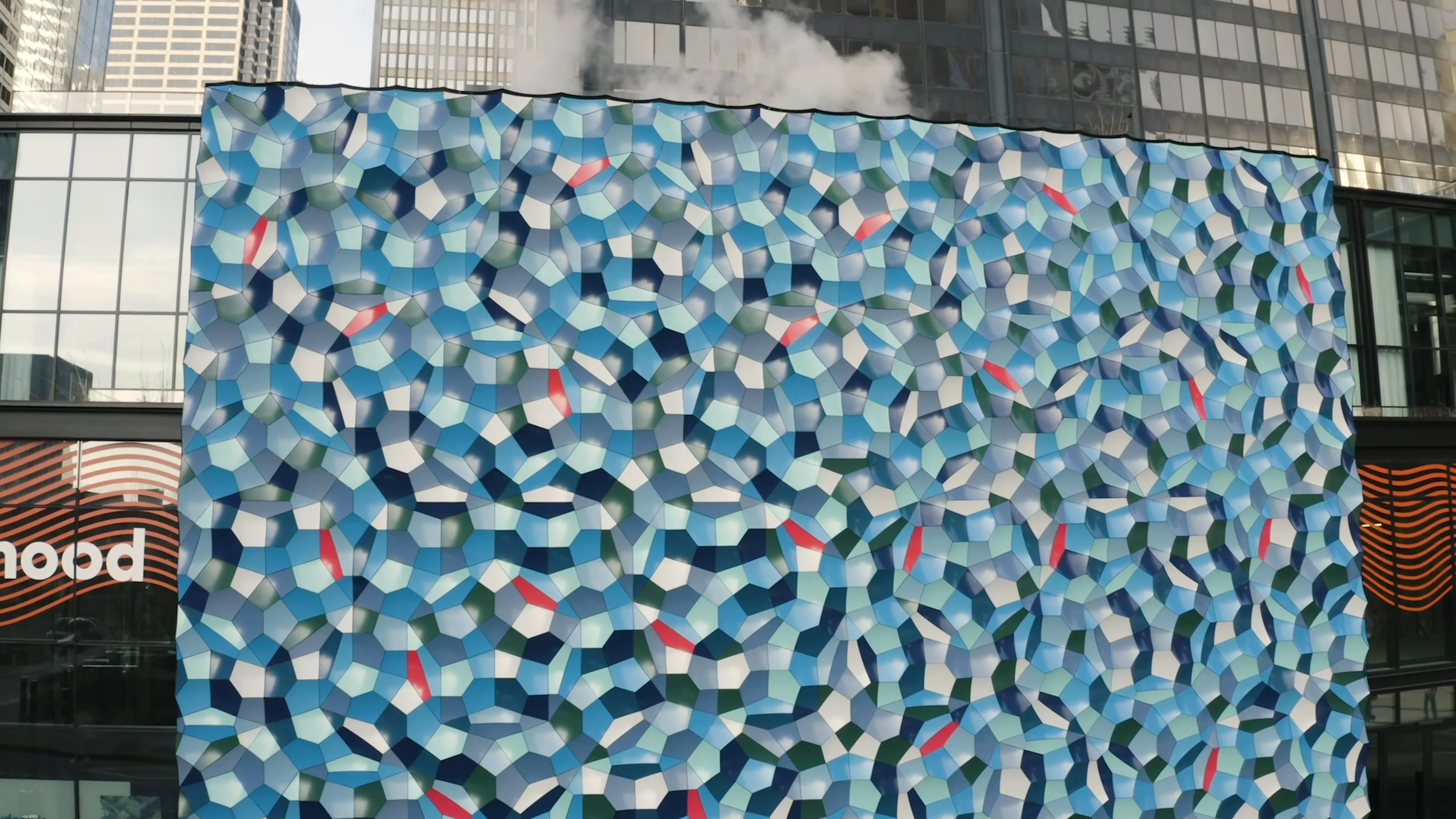 Atmospheric wave wall by Olafur Eliasson on Vimeo