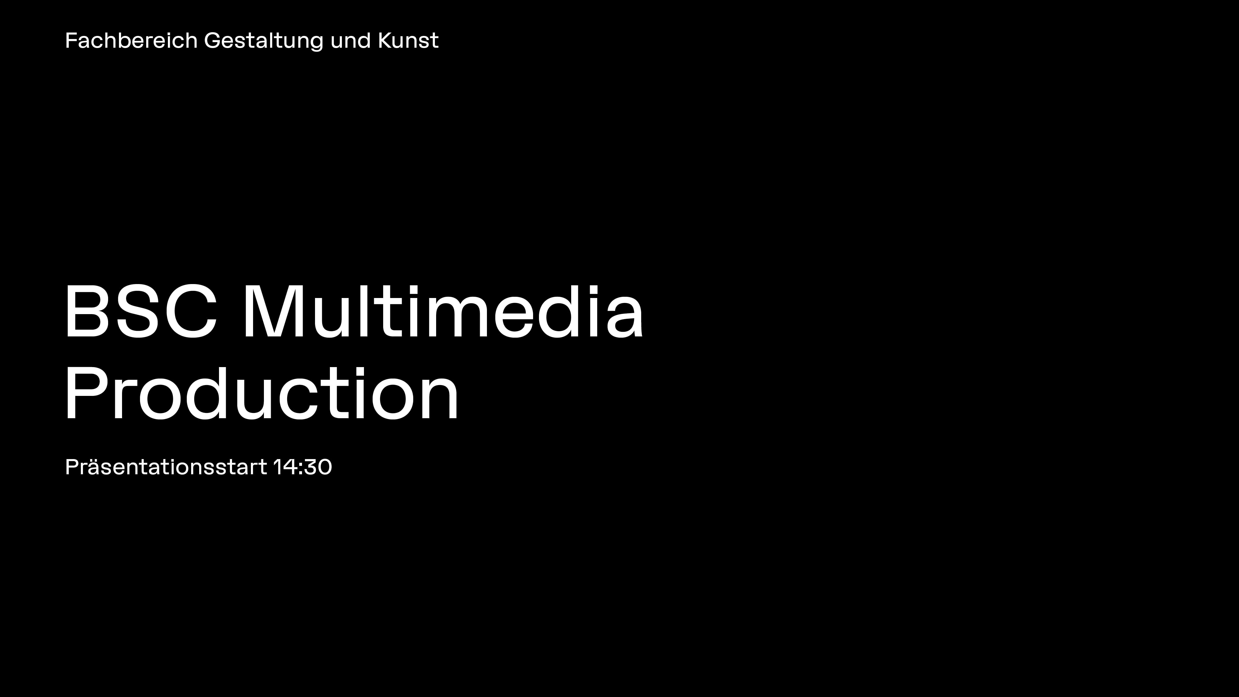 Infoveranstaltung BSC Multimedia Production | HKB on Vimeo