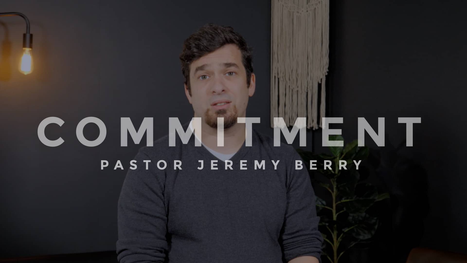 Pastor Jeremy Berry // Commitment // Annual Report on Vimeo