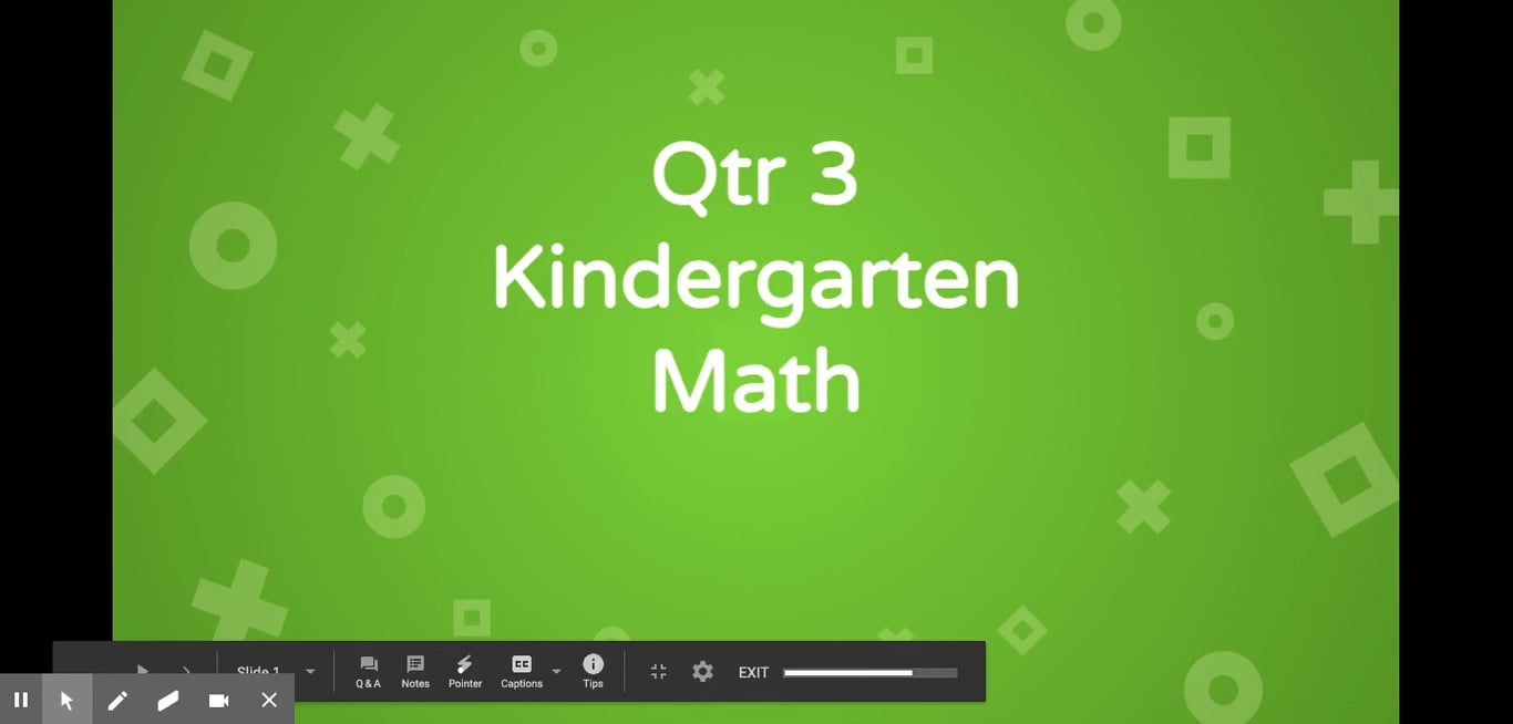 Qtr 3 Kindergarten Math
