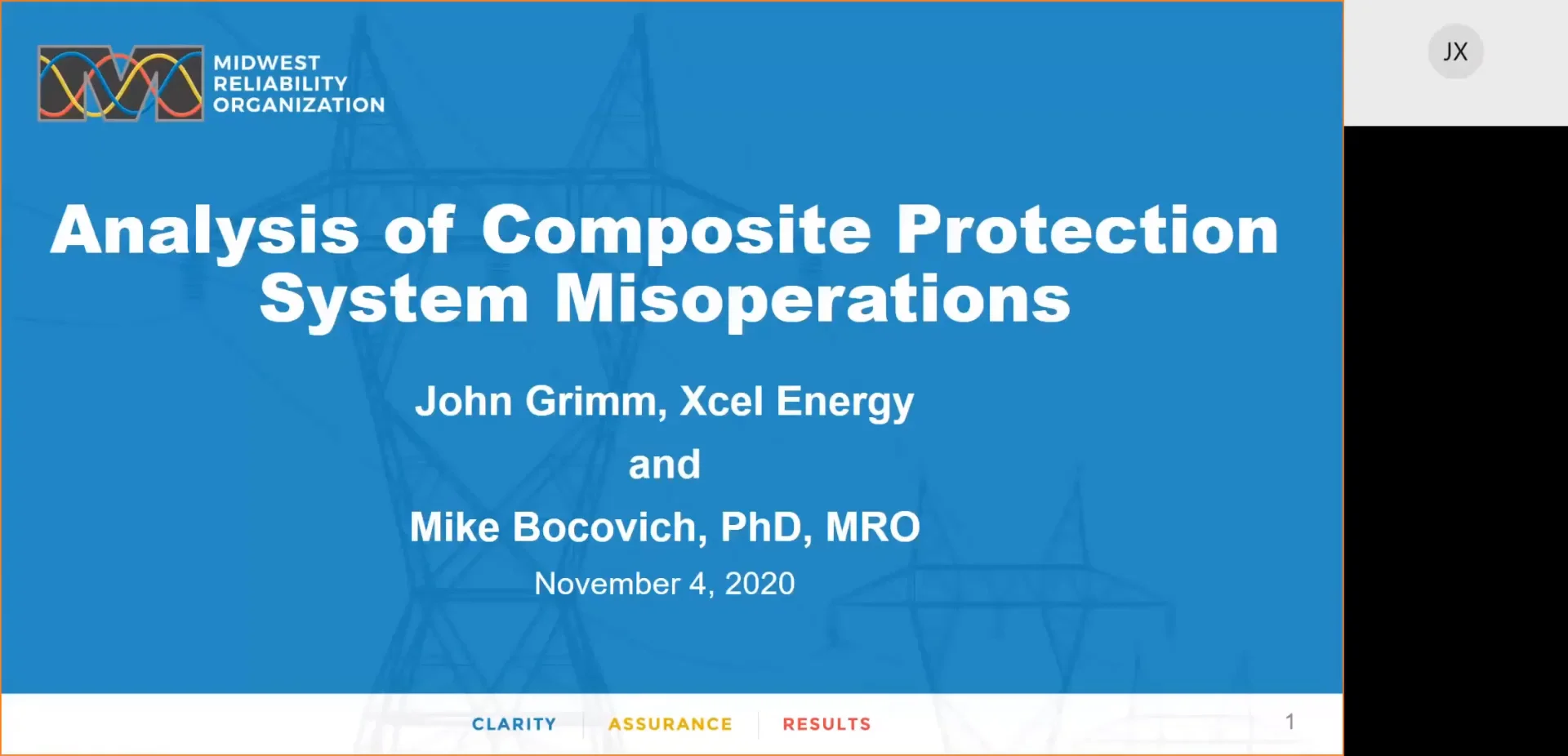 Midwest Reliability Organization - Analysis of Composite Protection ...