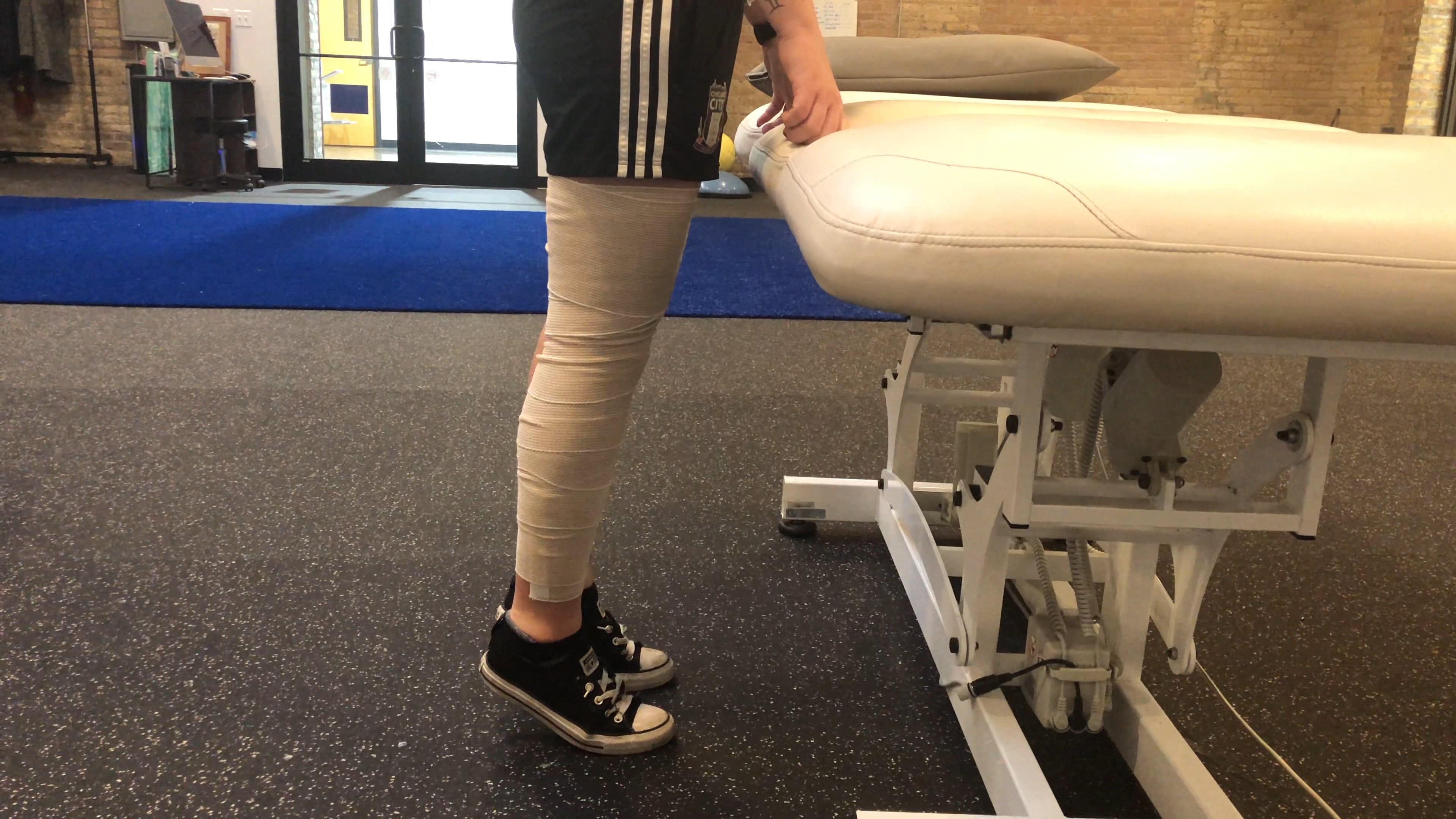 Phase 1 ACL Day 1 Post Op Heel Raises on Vimeo