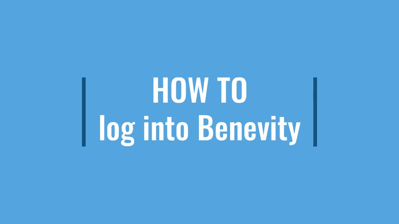 Benevity: How to Log In on Vimeo