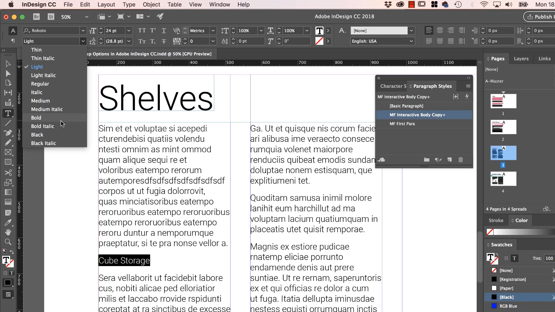 27 The secret power of Keep Options in Adobe InDesign CC on Vimeo