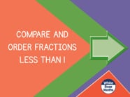 Spr5 5 4 Compare And Order Fractions Less Than 1 second Part Of 