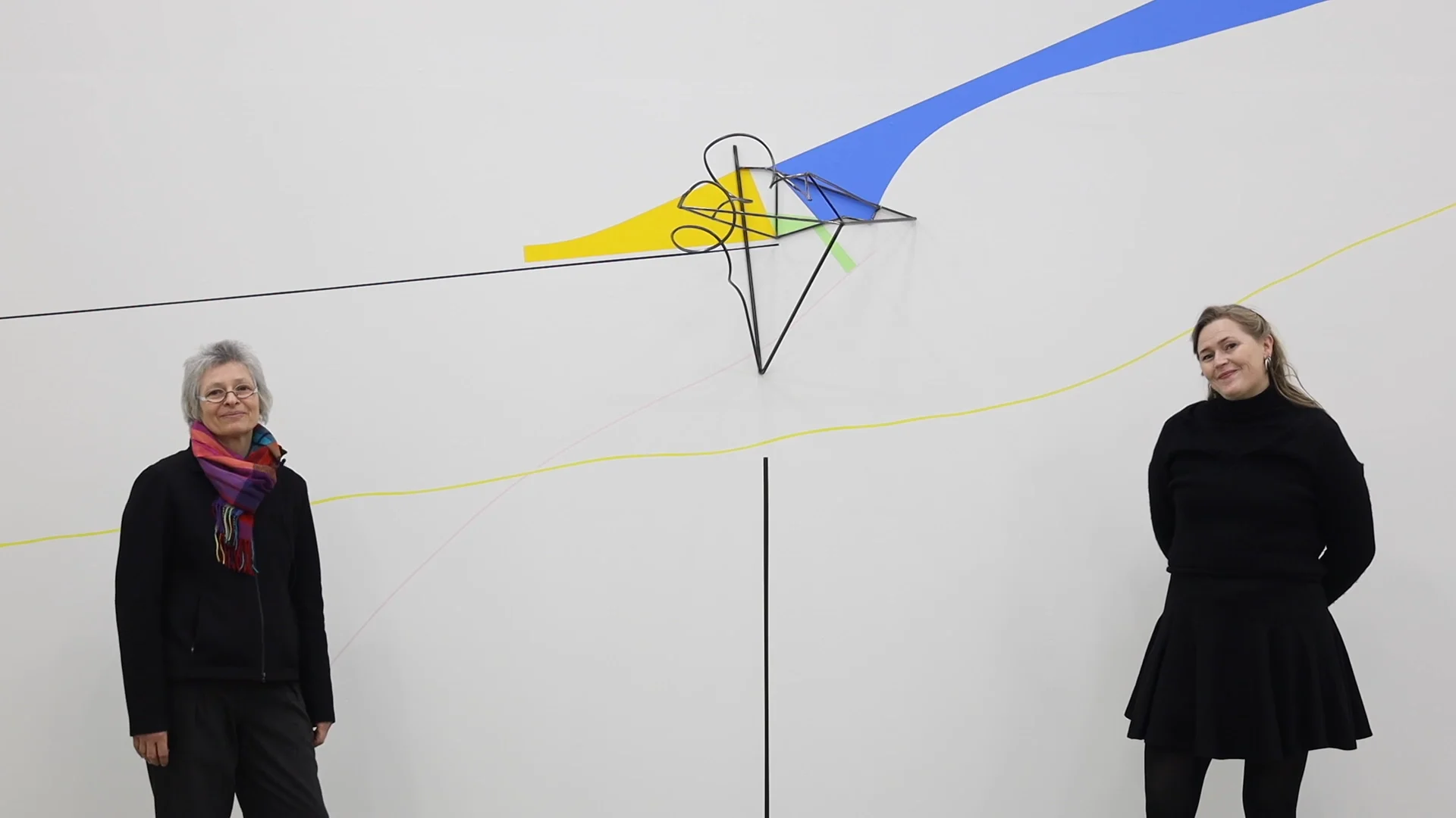 Samtale med Susanne Kathlen Mader i utstillingen Farge møter linje on Vimeo