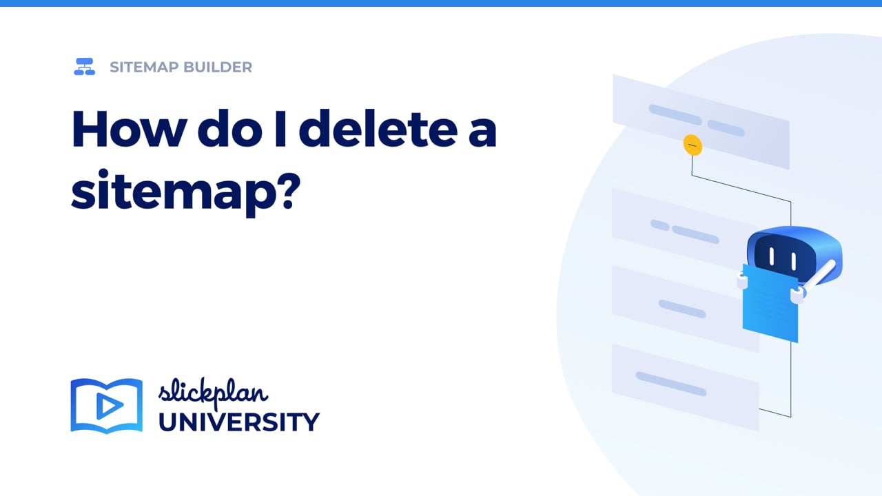 How Do I Delete A Sitemap Slickplan Help