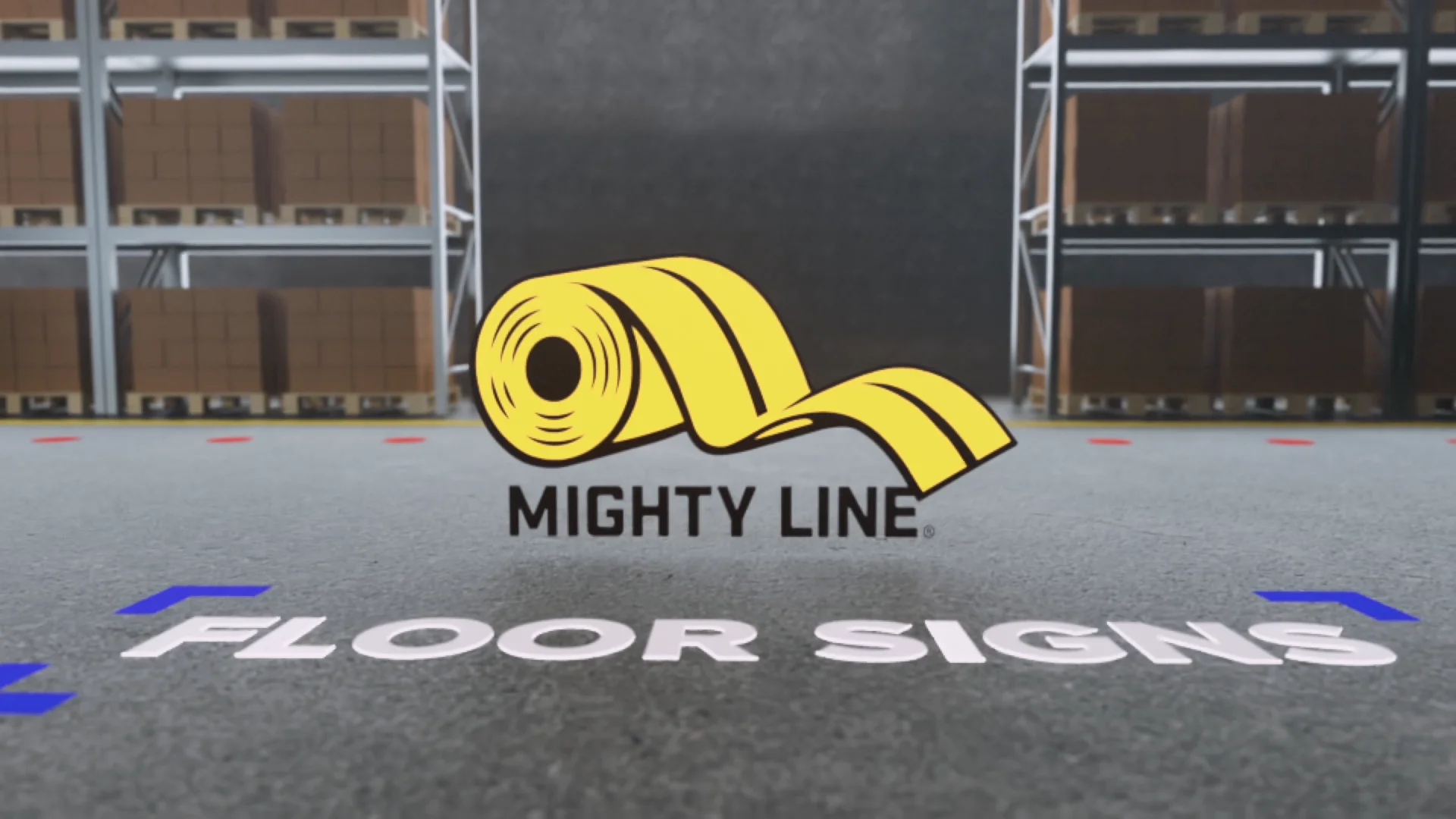 New Mighty Line Floor Signs