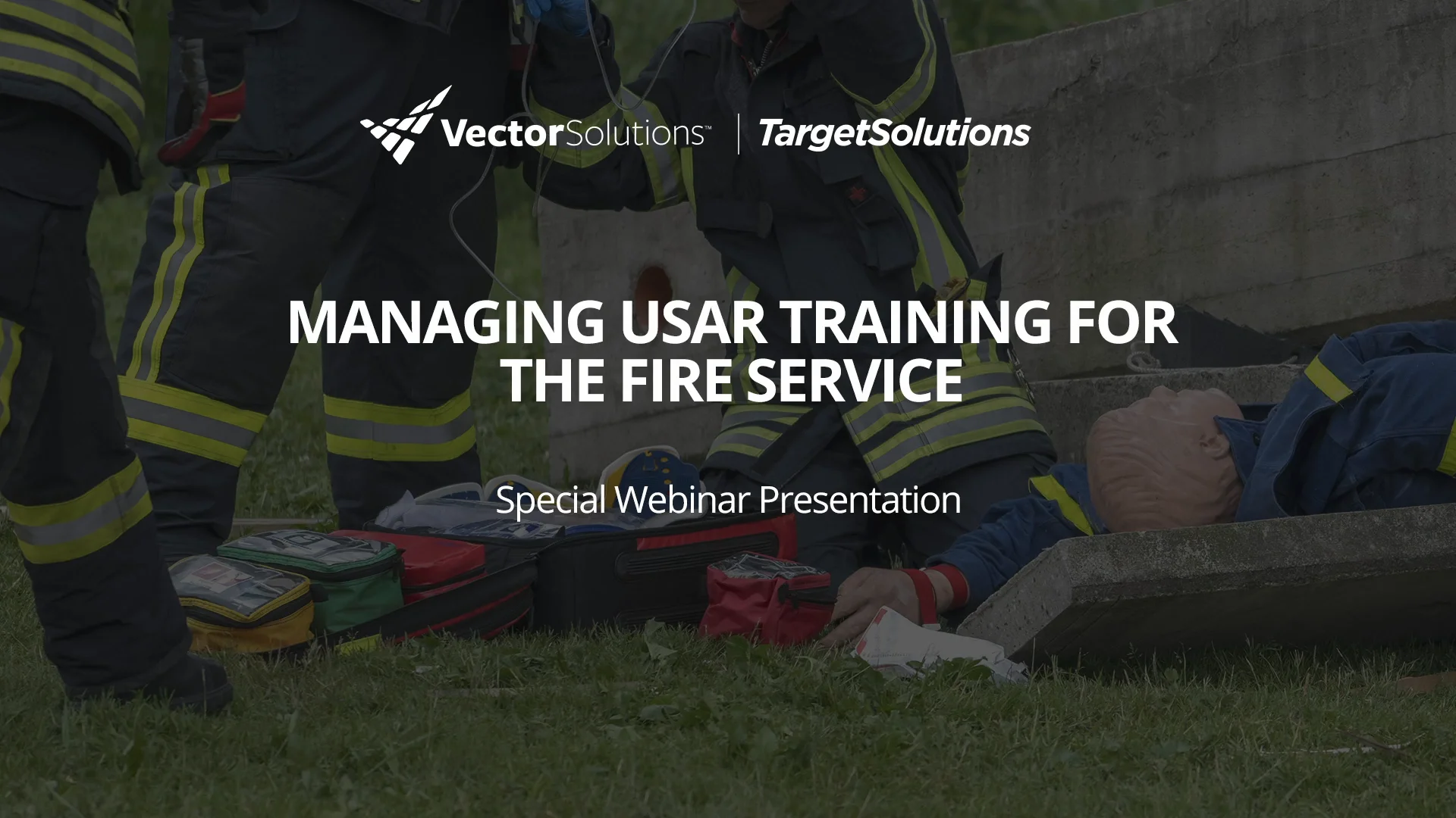 Managing USAR Training for the Fire Service Webinar on Vimeo