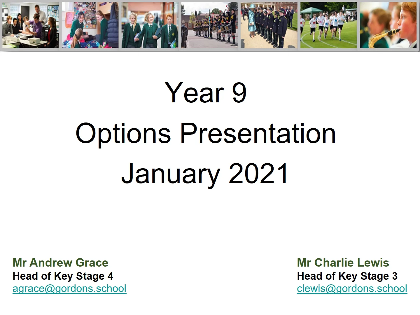 Y9 Options Evening Presentation 2021 on Vimeo