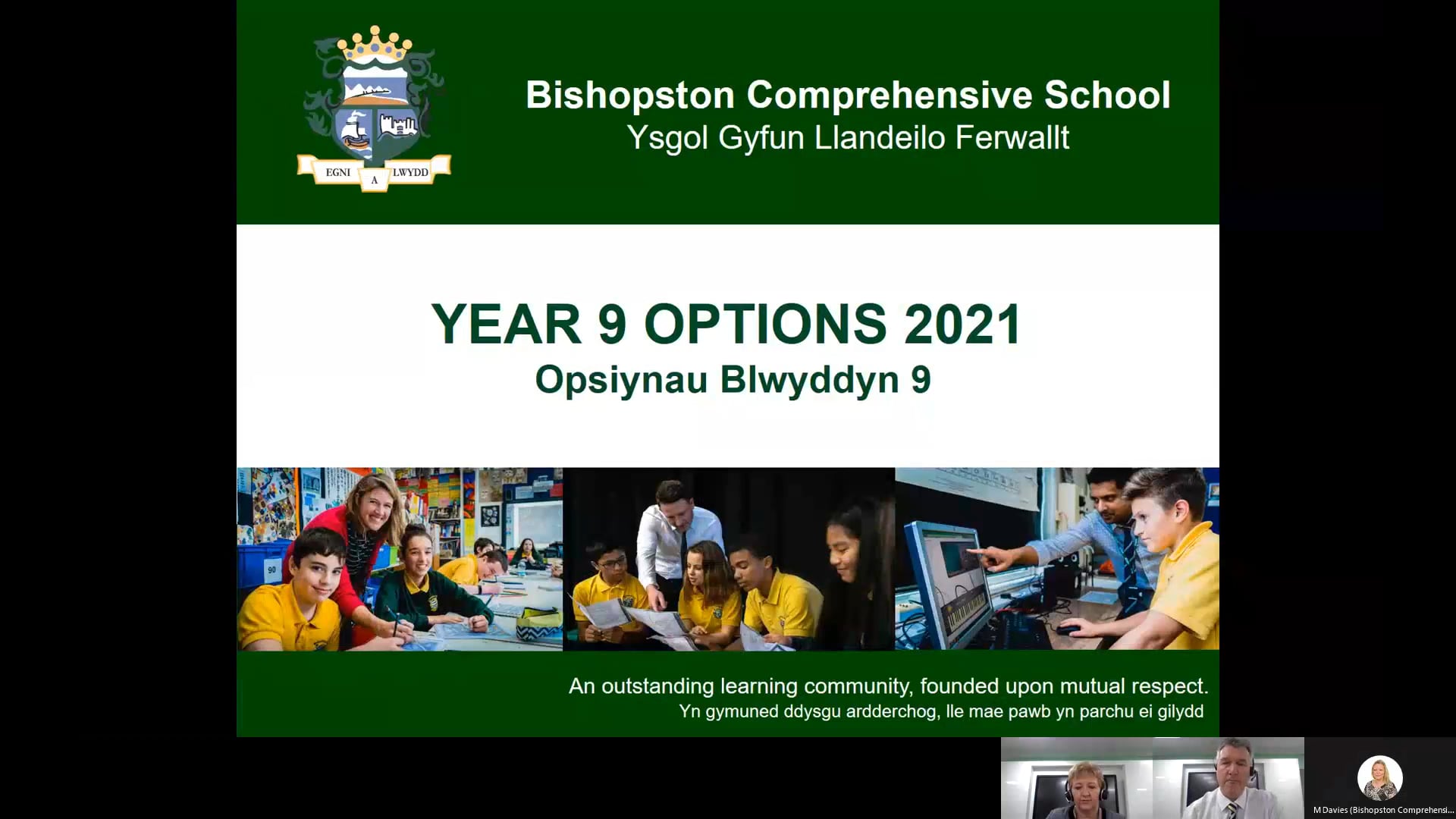 Year 9 Options Evening Presentation 2020-2021 on Vimeo