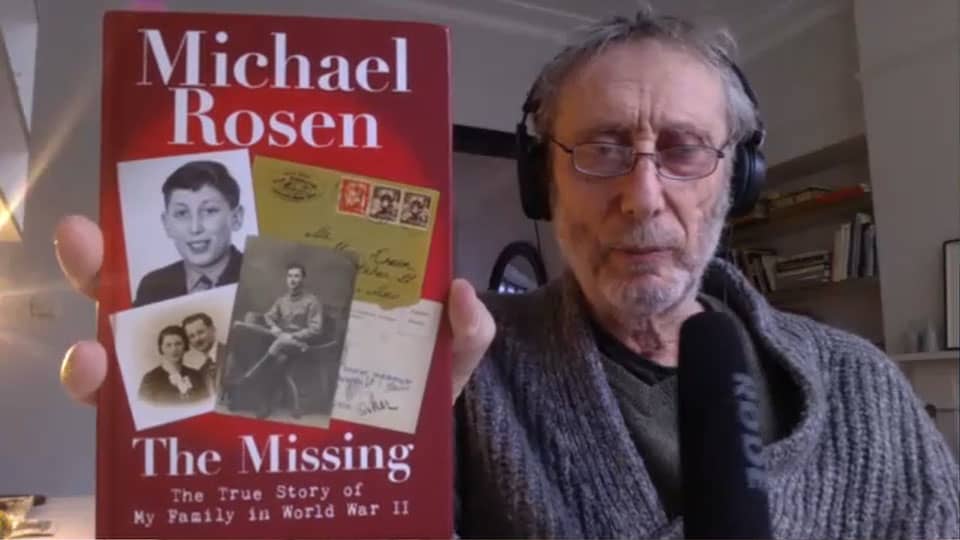 Michael Rosen reads his book called 'The Missing' on Vimeo