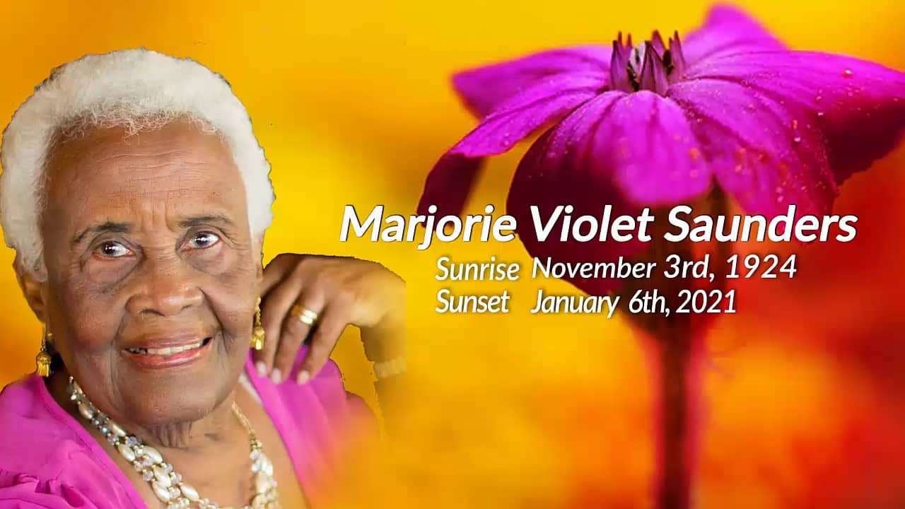 Celebrating the life of Marjorie Violet Saunders on Vimeo